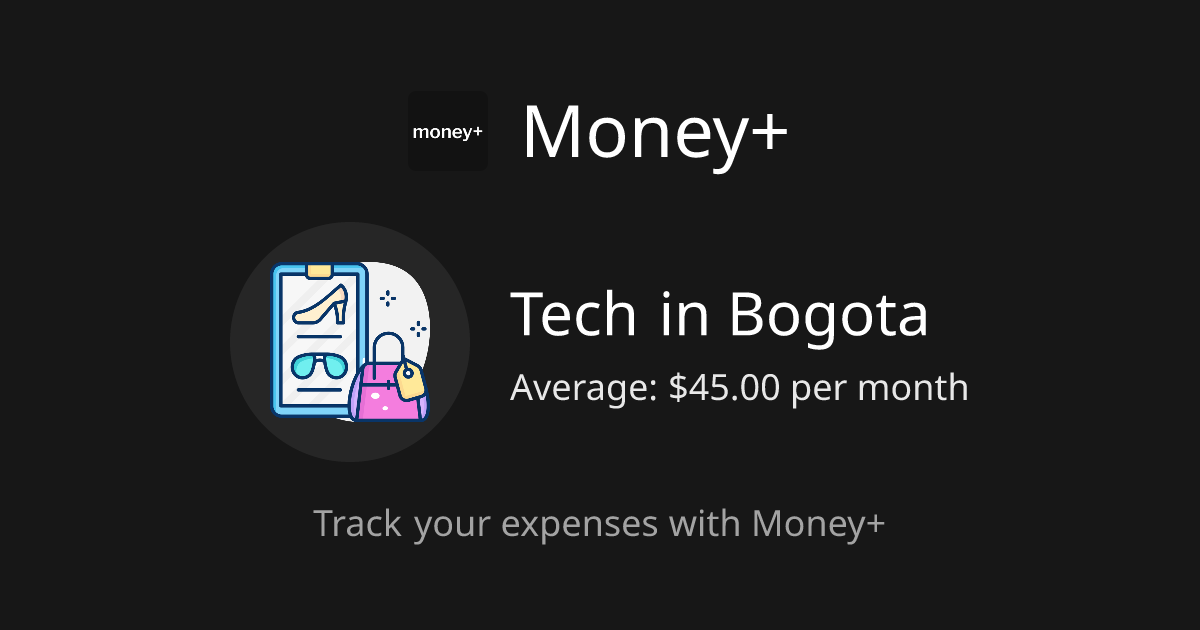 Cost of Tech in Bogota | Money+